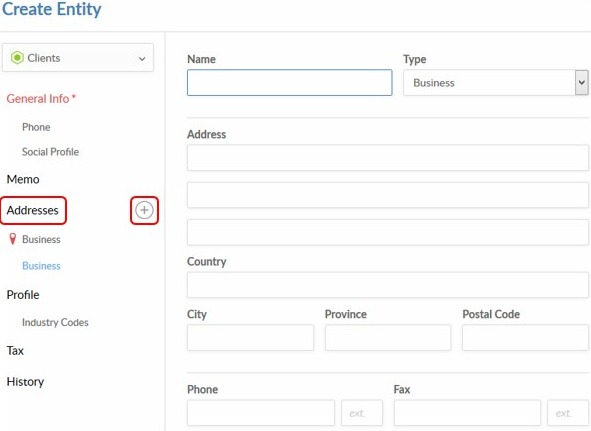 How to create a new client/entity on Caseware Cloud