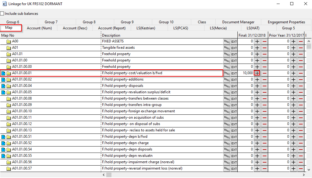 Cell linkage to mapping numbers