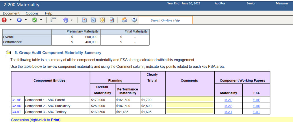 What's New - Audit System