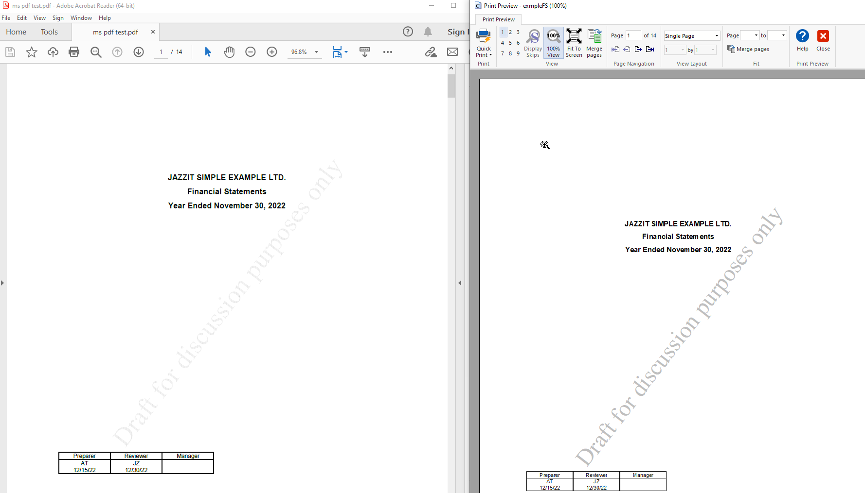 JZ121 PDF Display/Rendering/Printing issues