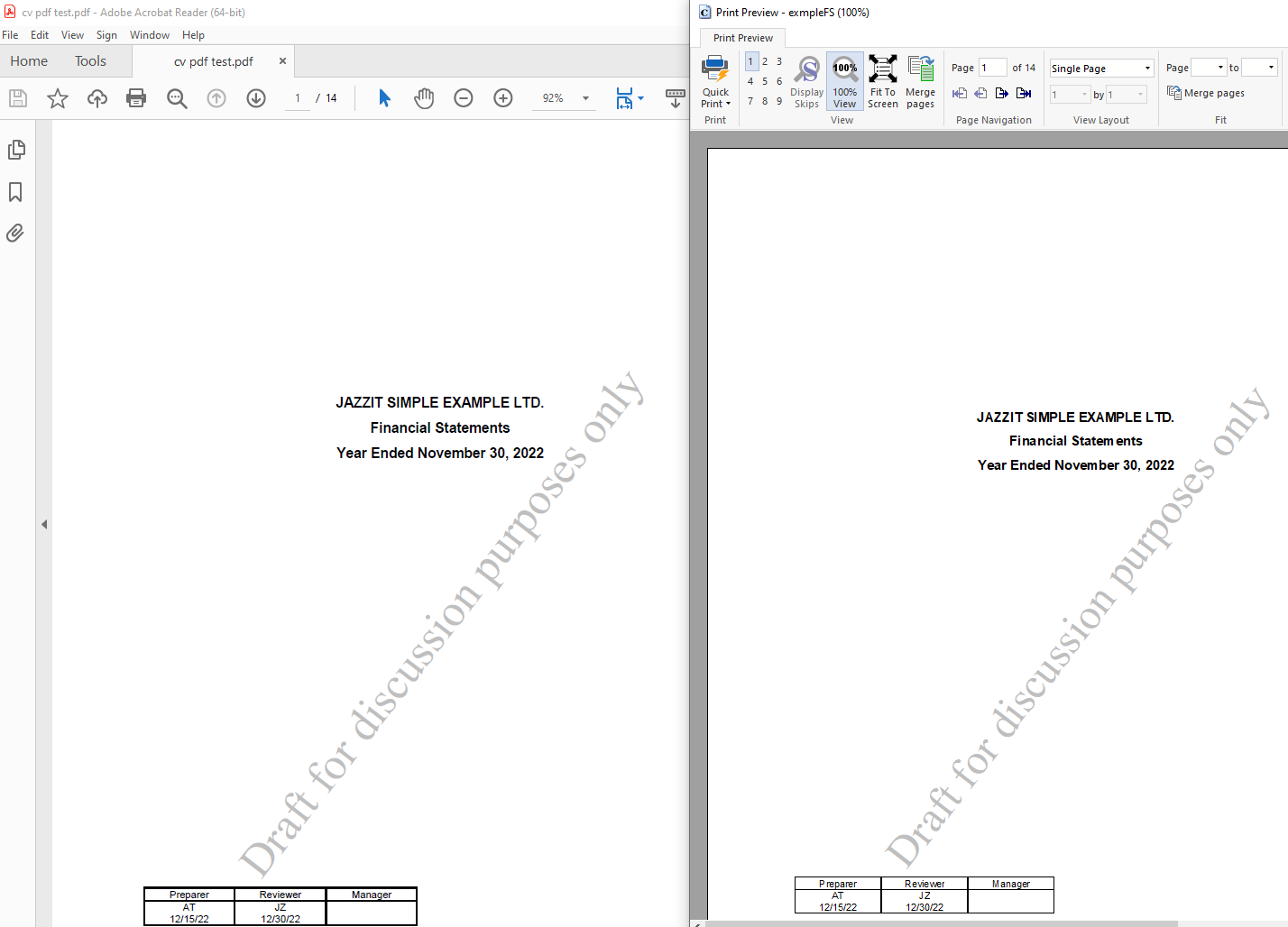 JZ121 PDF Display/Rendering/Printing issues