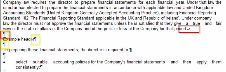 Soft and Hard returns within CaseView