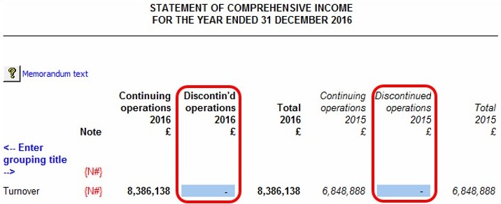 How to disclose discontinued operations separately on the Statement of ...