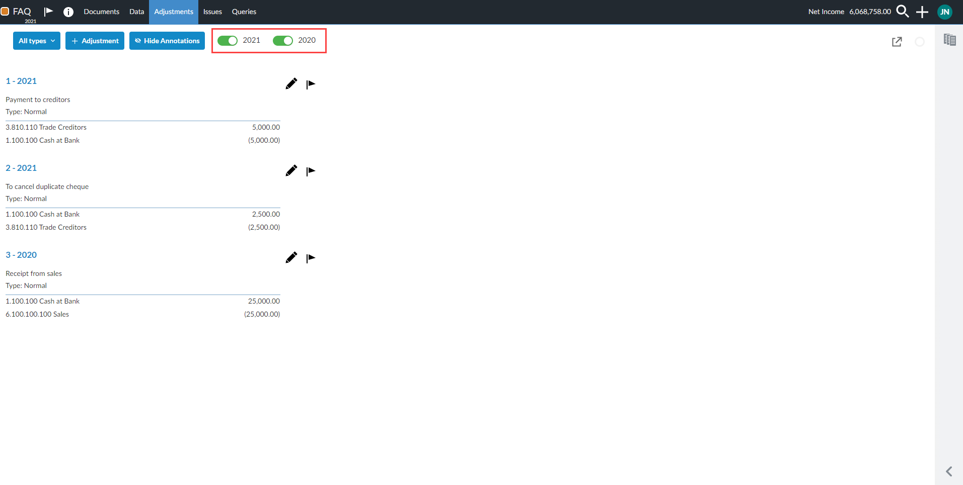 How do I Create Adjustment Journal Entries?