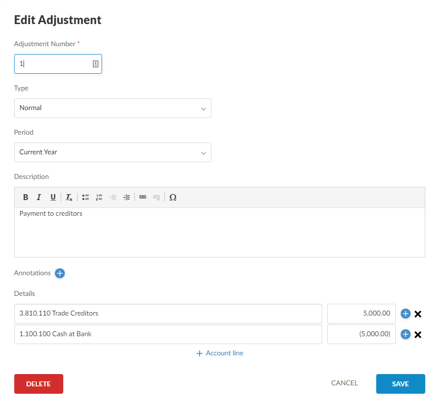 How do I Edit or Delete Adjustment Journal Entries?