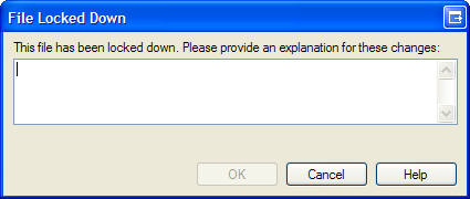 How do I lock down or unlock a CaseWare file?