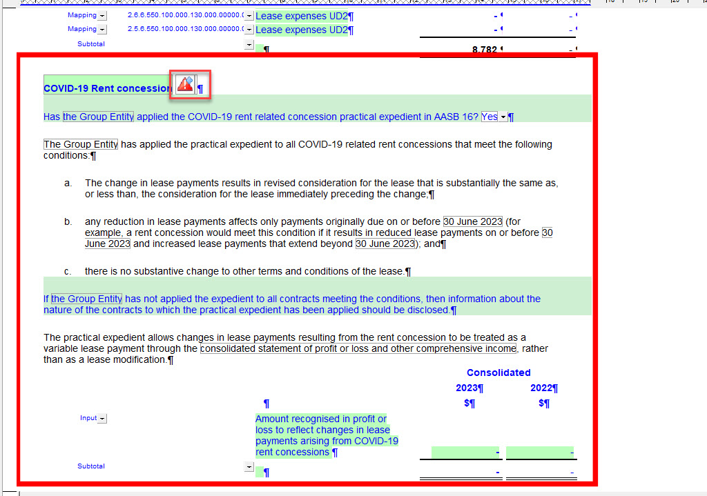 FinancialsIFRS content update