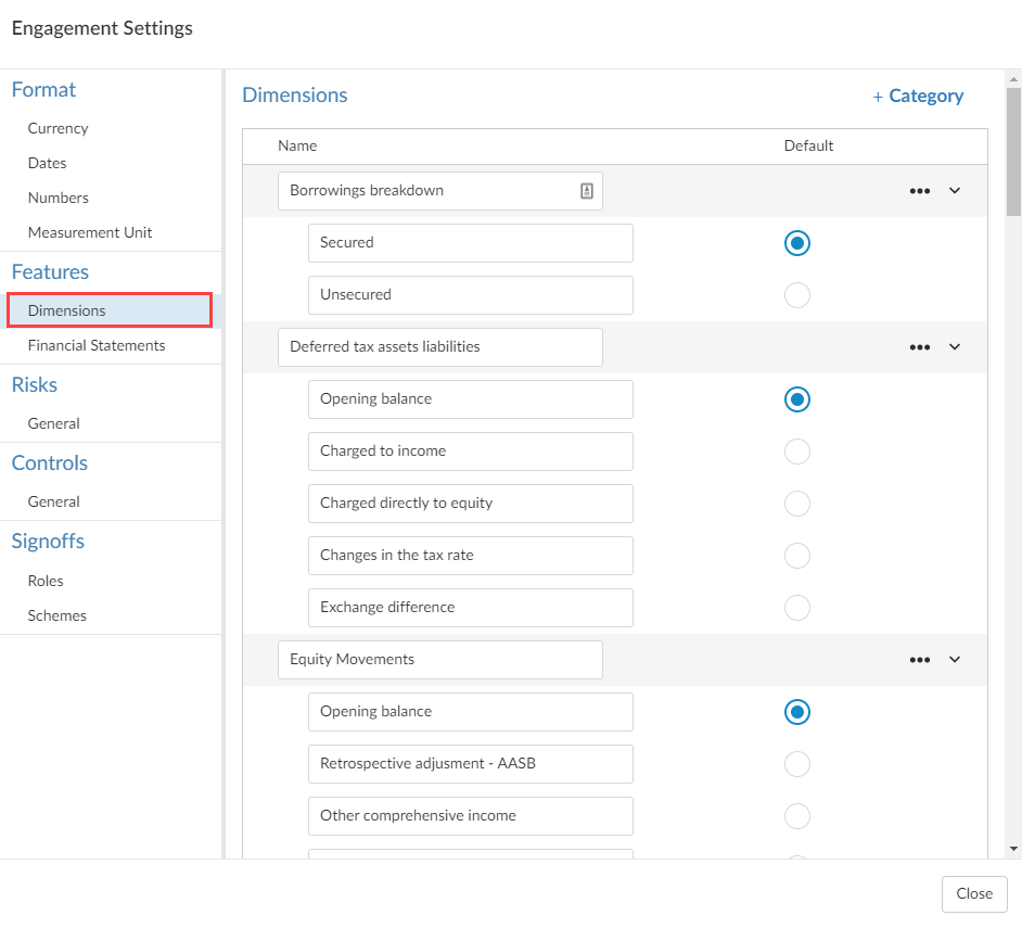 How do I modify dimension descriptions?