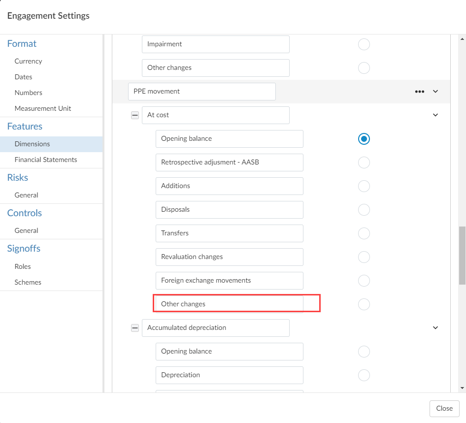 How do I modify dimension descriptions?