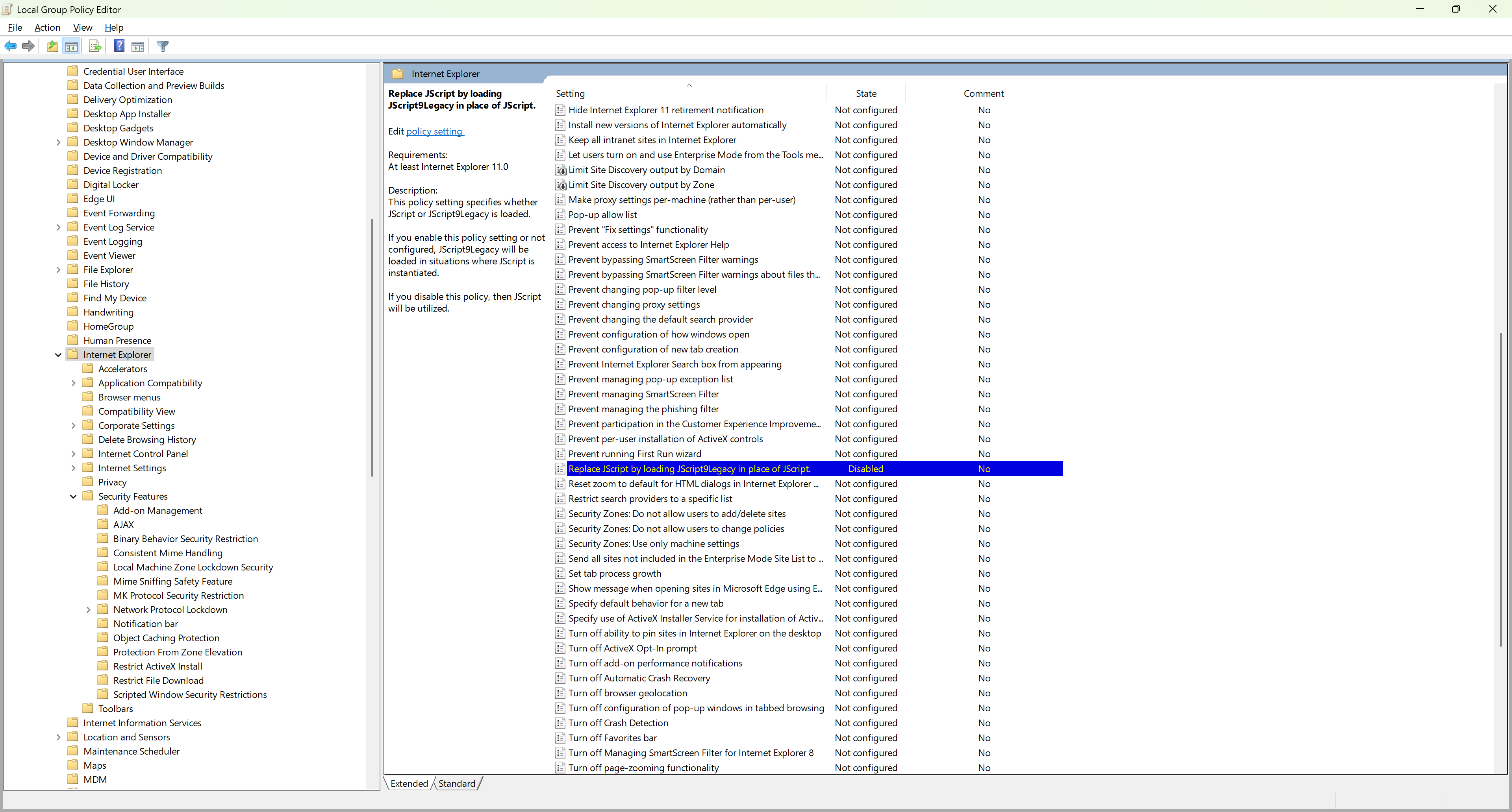 Script errors in Working Papers Caseview - Windows 24H2 and 25H2 Updates