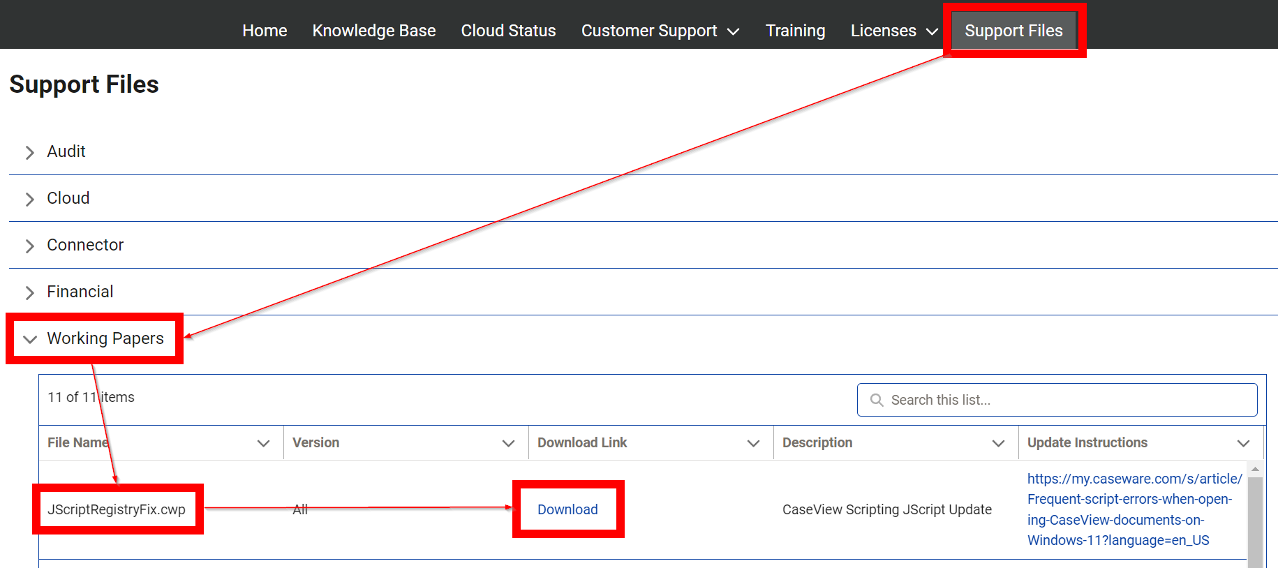 Frequent script errors when opening CaseView documents on Windows 11
