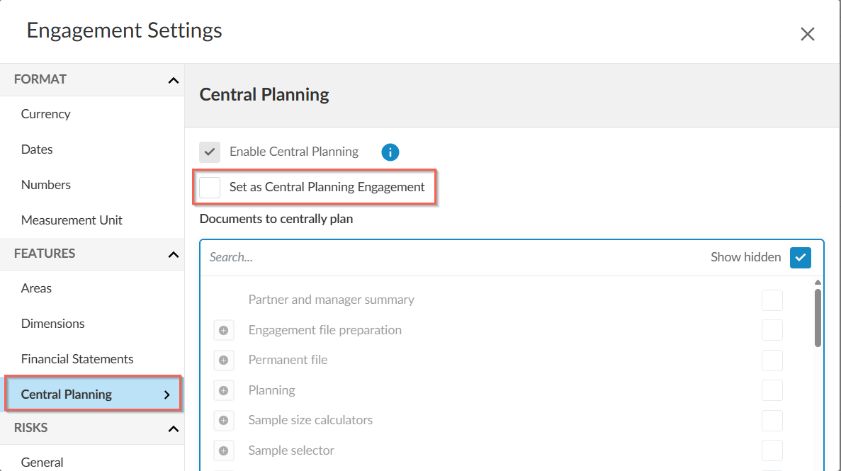 How to use Central Planning
