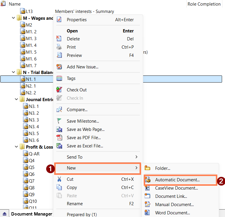 Consolidated Trial Balance Report