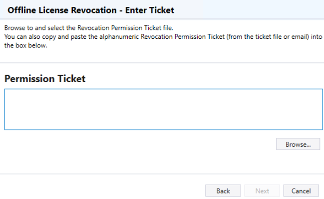 How to revoke an IDEA Network license offline