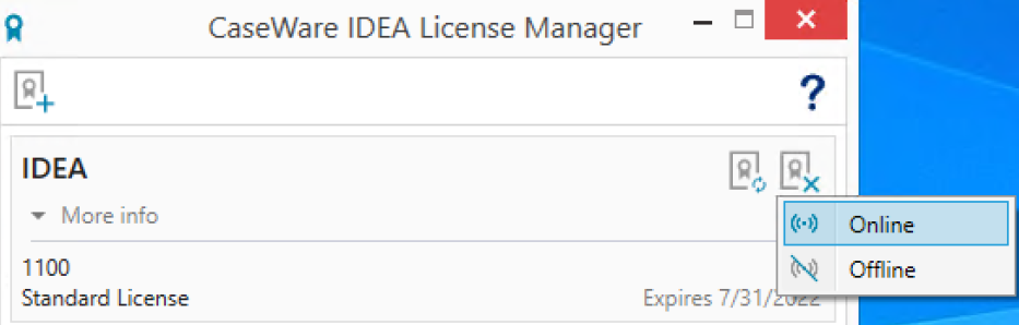 How to revoke an IDEA Standalone license online