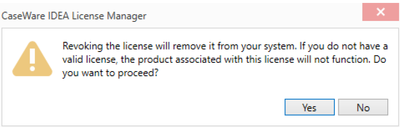How to revoke an IDEA Standalone license online